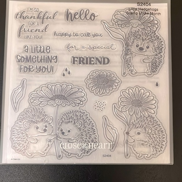 Close To My Heart | Art | Ctmh Little Hedgehogs Stamps | Poshmark